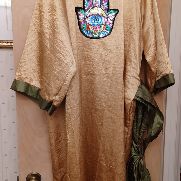 Sun Gods | Intimates & Sleepwear | Sun Gods Gold Hamsa Back Embellished ...